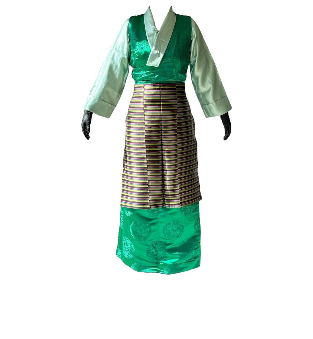 Tibetan Women's Traditional Dress Chupa Shirt, Chupa and Apron - Etsy