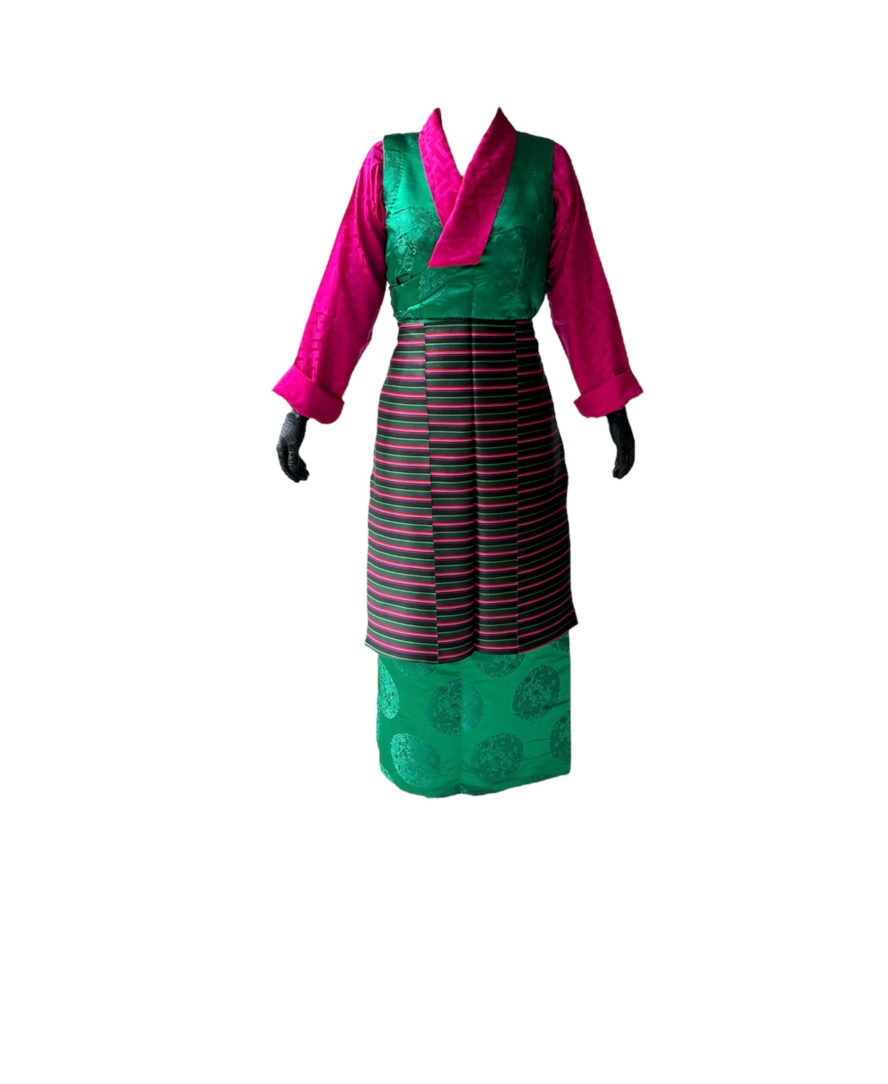Tibetan Women's Traditional Dress Chupa Shirt, Chupa and Apron - Etsy