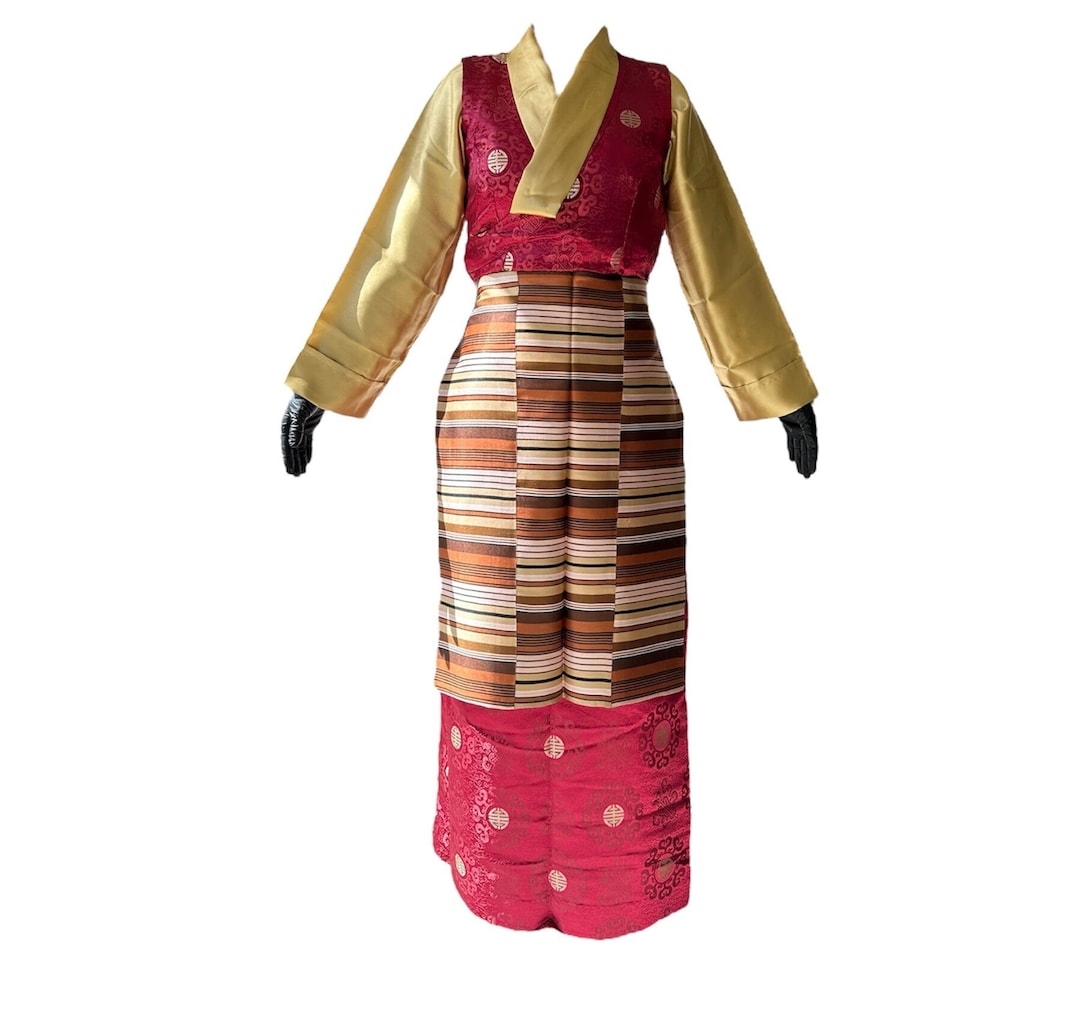 Tibetan Women's Traditional Dress Chupa, Shirt and Apron - Etsy