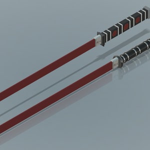 Red Hood Ninja Sword 3D File - Etsy Hong Kong