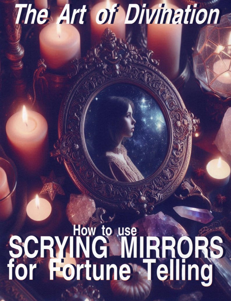 How to Use Scrying Mirrors for Fortune Telling - Etsy