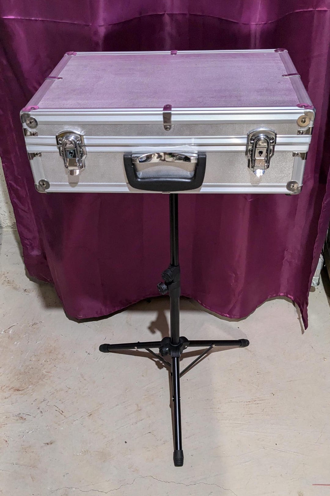 Magicians Aluminum Travel Case Table With Tripod Base - Etsy