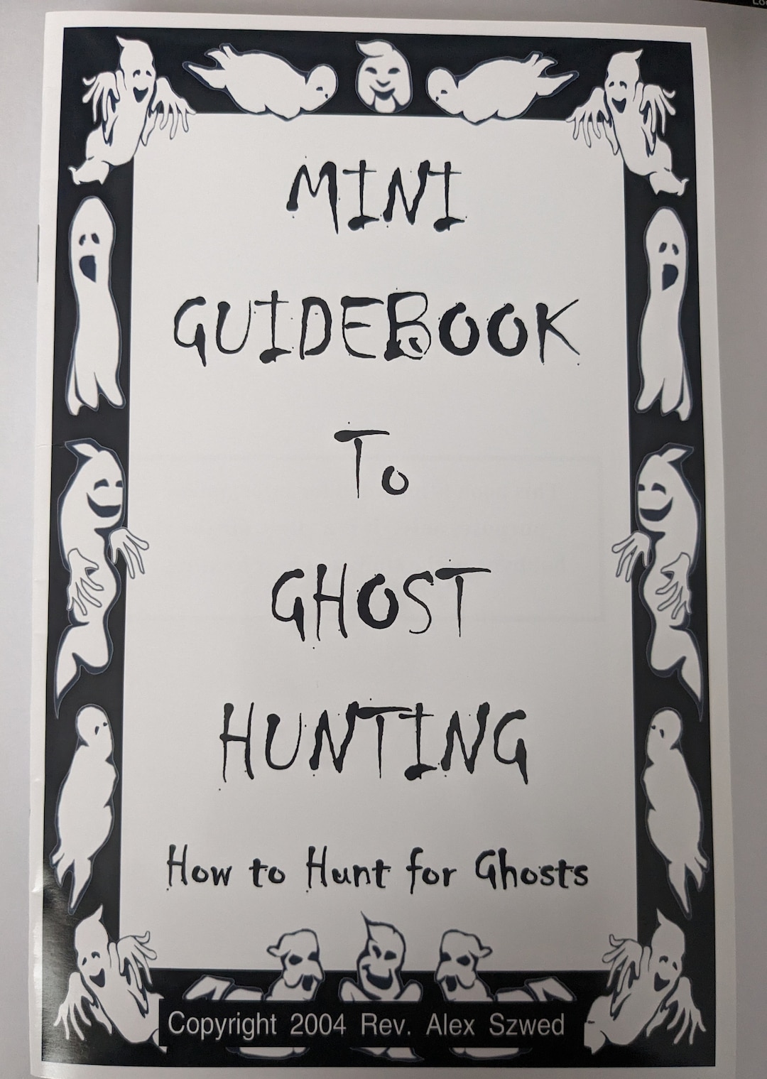 Ghost Hunting Guide Book - Etsy