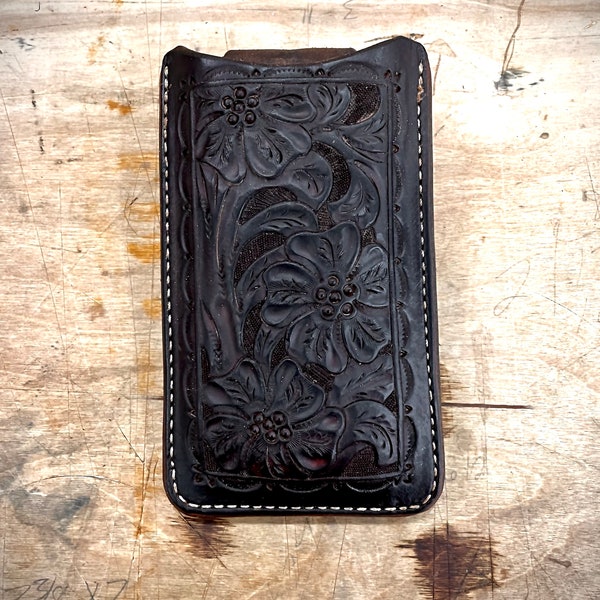 Cowboy Leather Cell Phone Case - Etsy