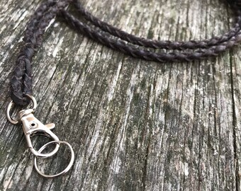 Leather Lanyard Braided - Etsy