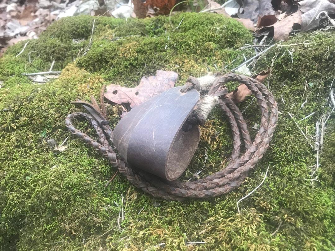 Shepherd Sling With Braided Leather Lines. - Etsy