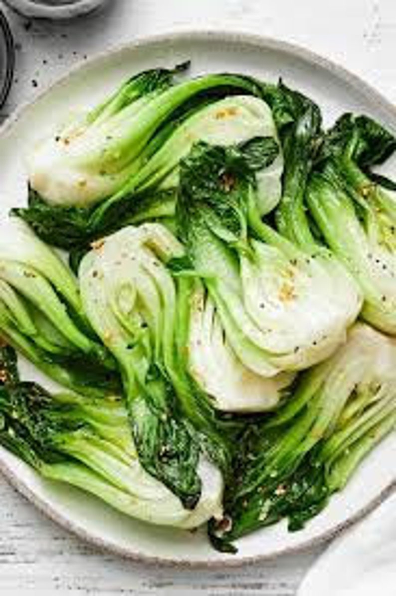 Bok Choy - 150 Seeds Dwarf White Stem- - Fast 40 Day Harvest ...