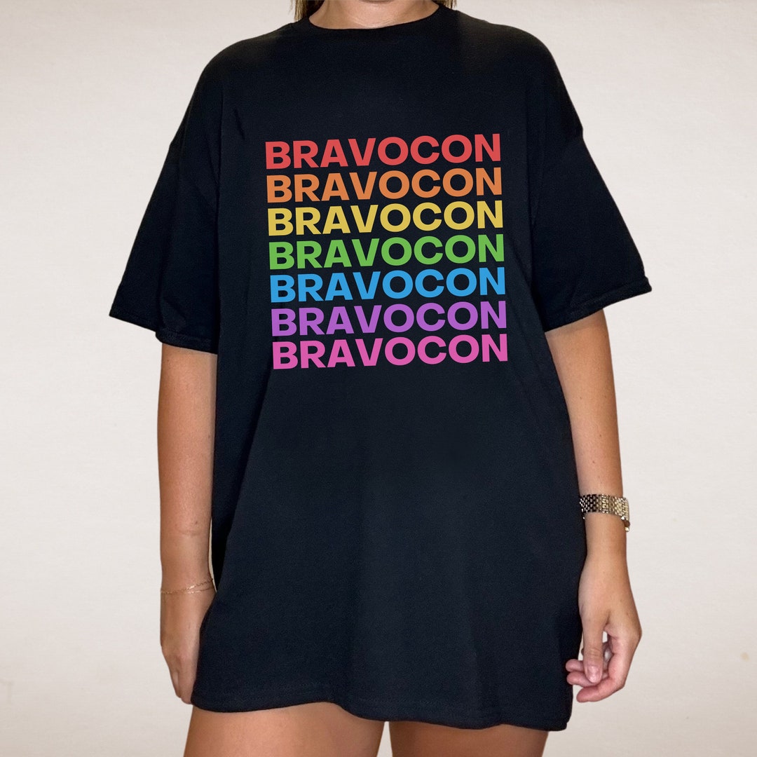 Bravocon Merch Bravo Unisex Premium T-shirt, Oversized Crewneck ...