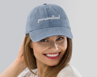 Blue Jean Hat - Etsy