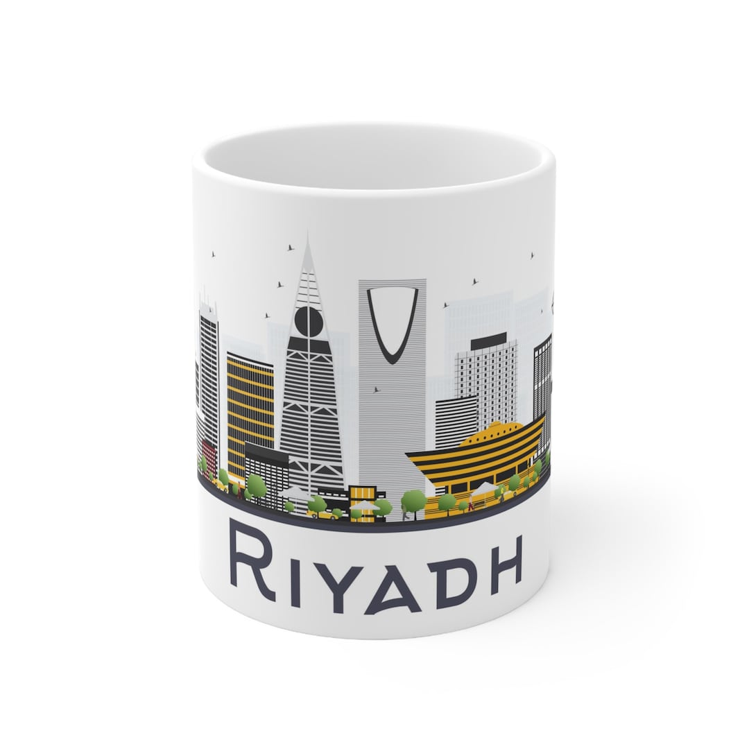 Riyadh Saudi Arabia Coffee Mug, Middle East, City Skyline, Modern ...