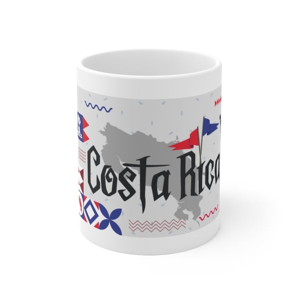 Costa Rica Map Mug - Etsy