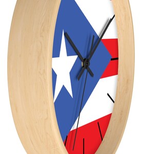 Puerto Rico Rican Inspired 10 Wall Clock Puertorriqueño - Etsy