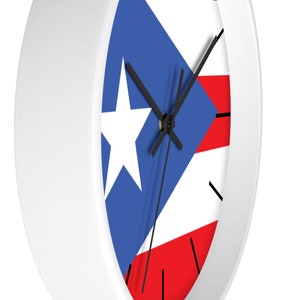 Puerto Rico Rican Inspired 10 Wall Clock Puertorriqueño - Etsy
