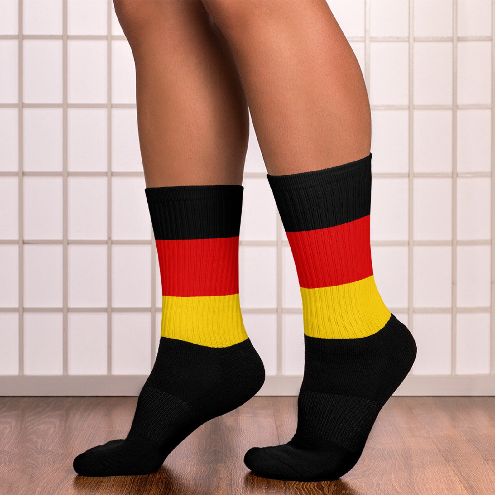 Germany German Flag Inspired Socks Crew Length Adult - Etsy