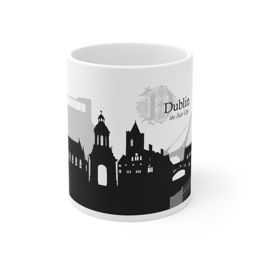 Dublin Skyline Coffee Mug: Irish Travel Souvenir Gift - Etsy