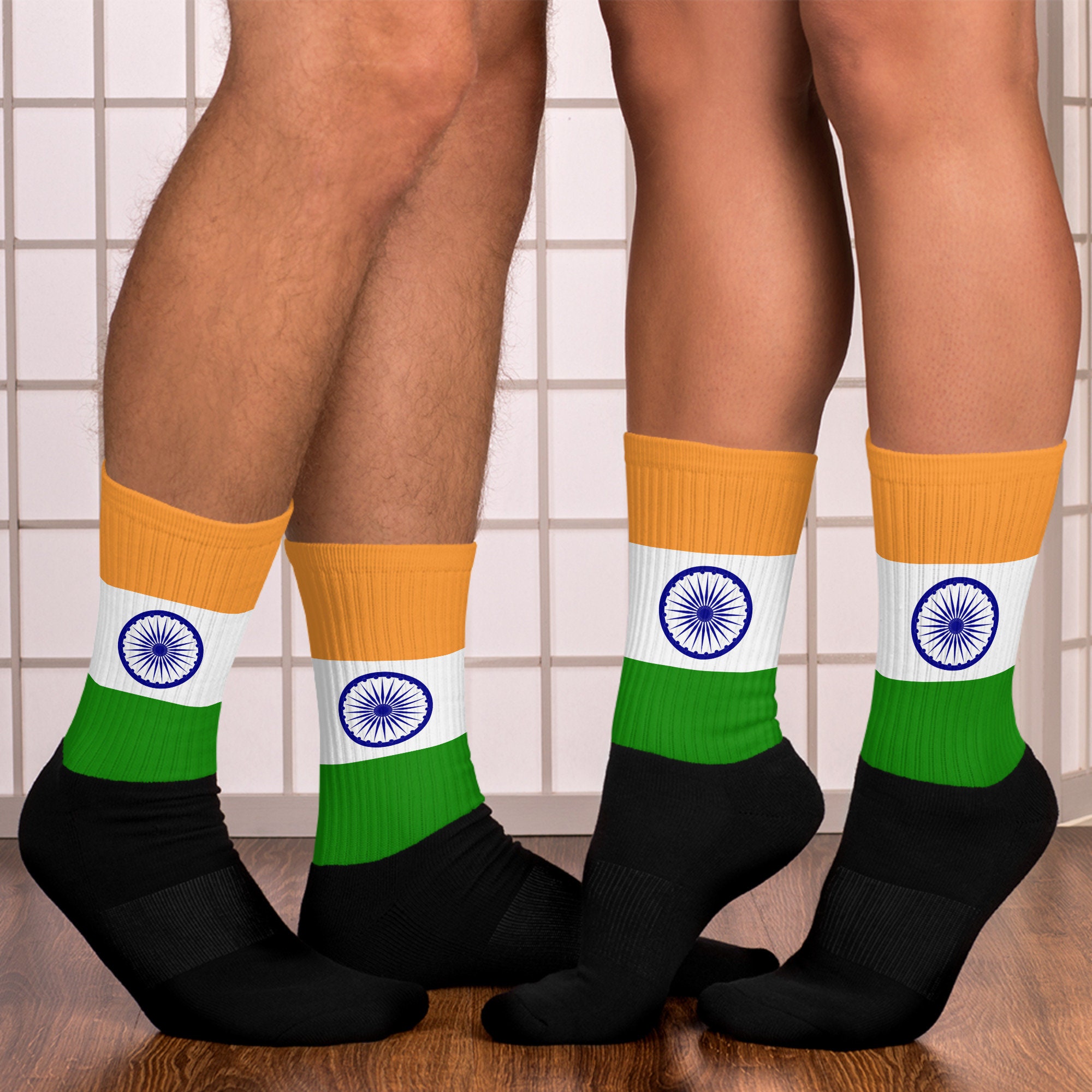 India Socks Indian Flag Inspired Sublimation Print Adult - Etsy