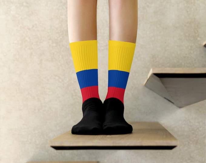 Germany German Flag Inspired Socks Crew Length Adult | Etsy