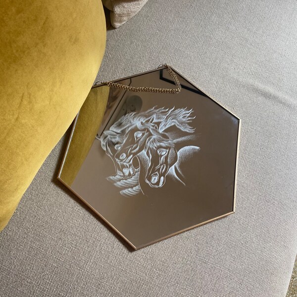 Engraved Mirror - Etsy