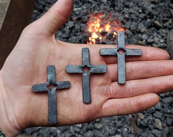Hand Forged Cross - Etsy
