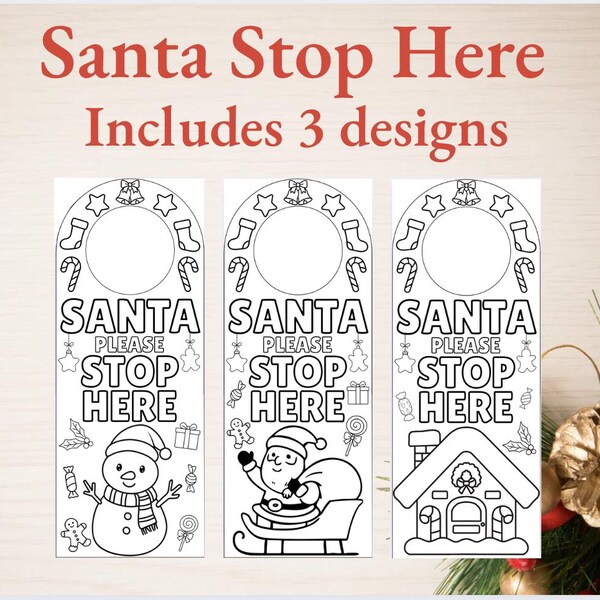 Santa Stop Here - Etsy UK