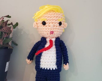 Crochet Donald Trump Doll - Etsy
