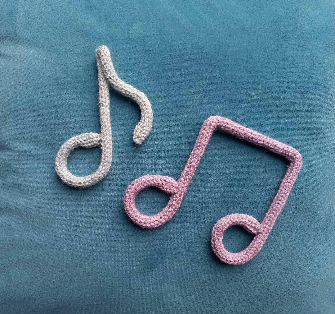 Music Notes Wall Decoration, Musical Notes, Knit Wire Music Notes ...