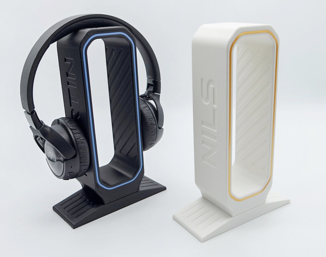 Personalized Headset Stand With Individual Inscription - Various Colors ...