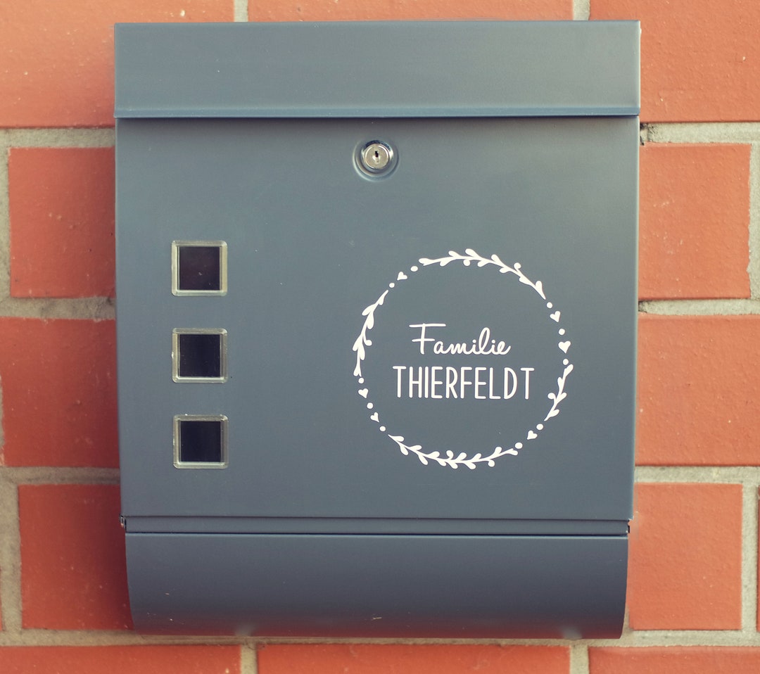 Mailbox Name Tag Personalized Mailbox Sticker Available in - Etsy