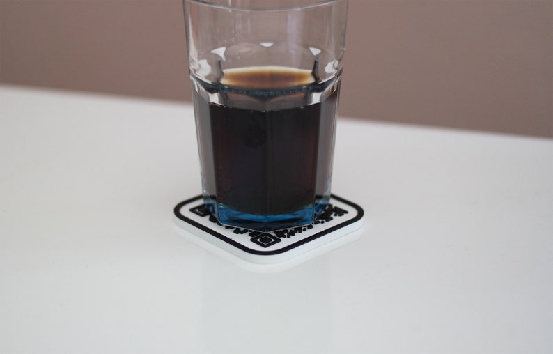 WLAN Wifi QR Code Fridge Magnet or Coaster - No More Password Sharing ...