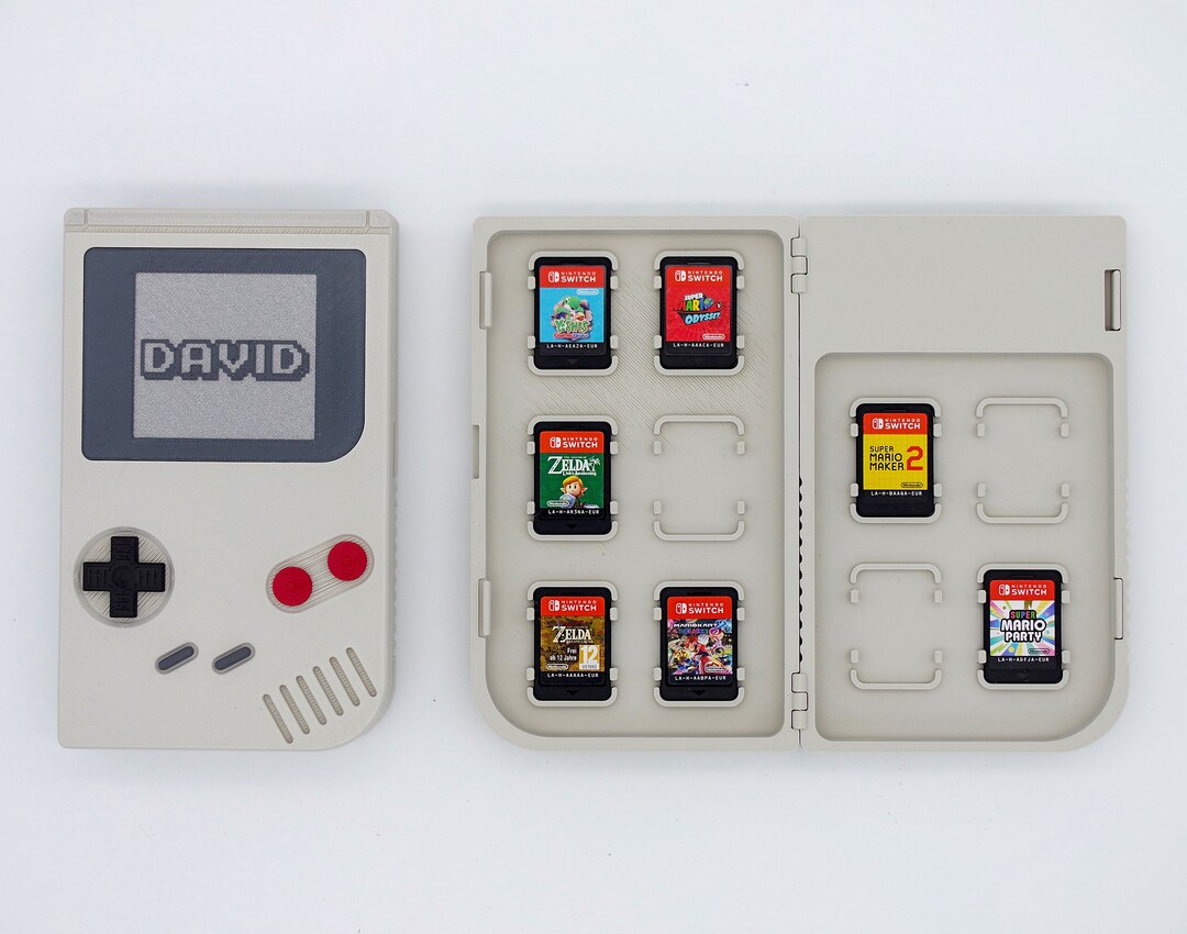 Nintendo Switch Game Case With Individual Inscription Game Boy Look ...