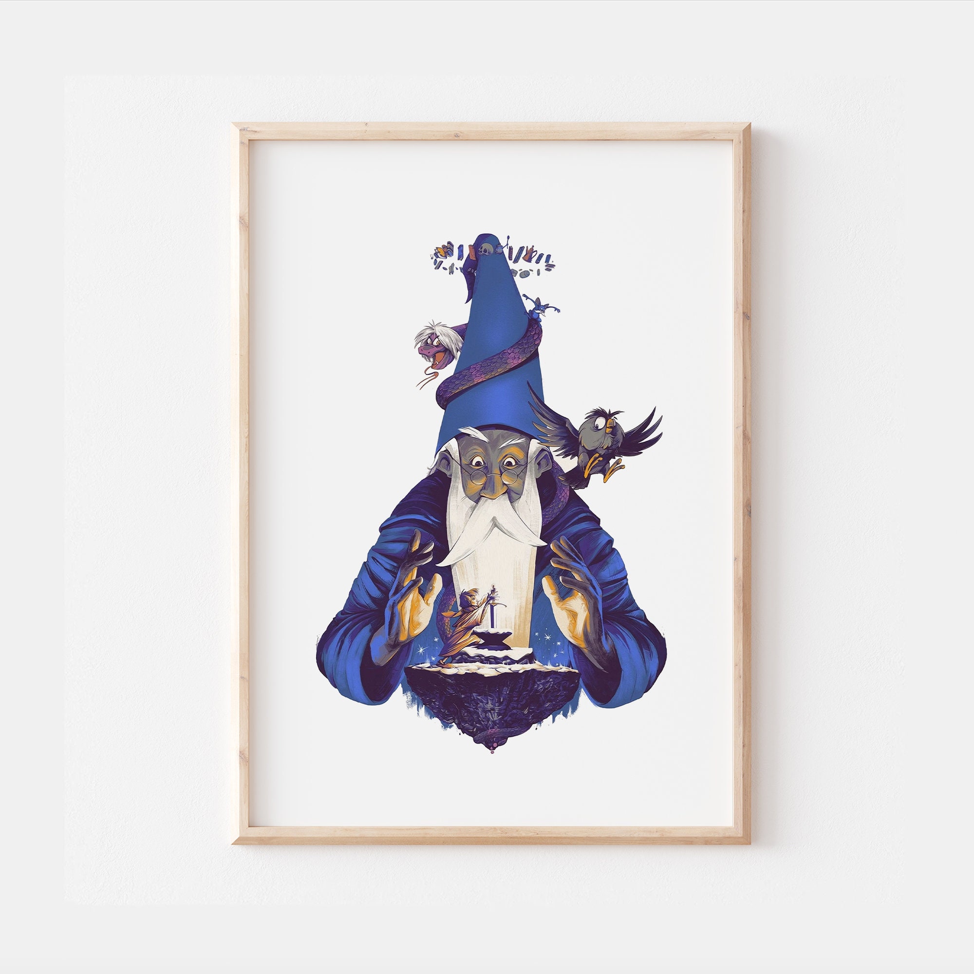 Sword In The Stone Merlin Tattoo