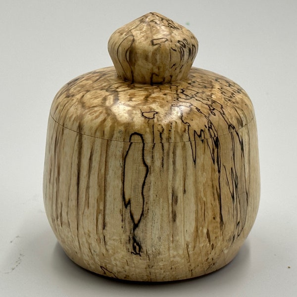 Wood Turned Box - Etsy