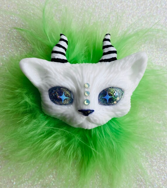 SPACE KITTLES Kitty Magnet Star Cat Fluffy Unique Gift - Etsy