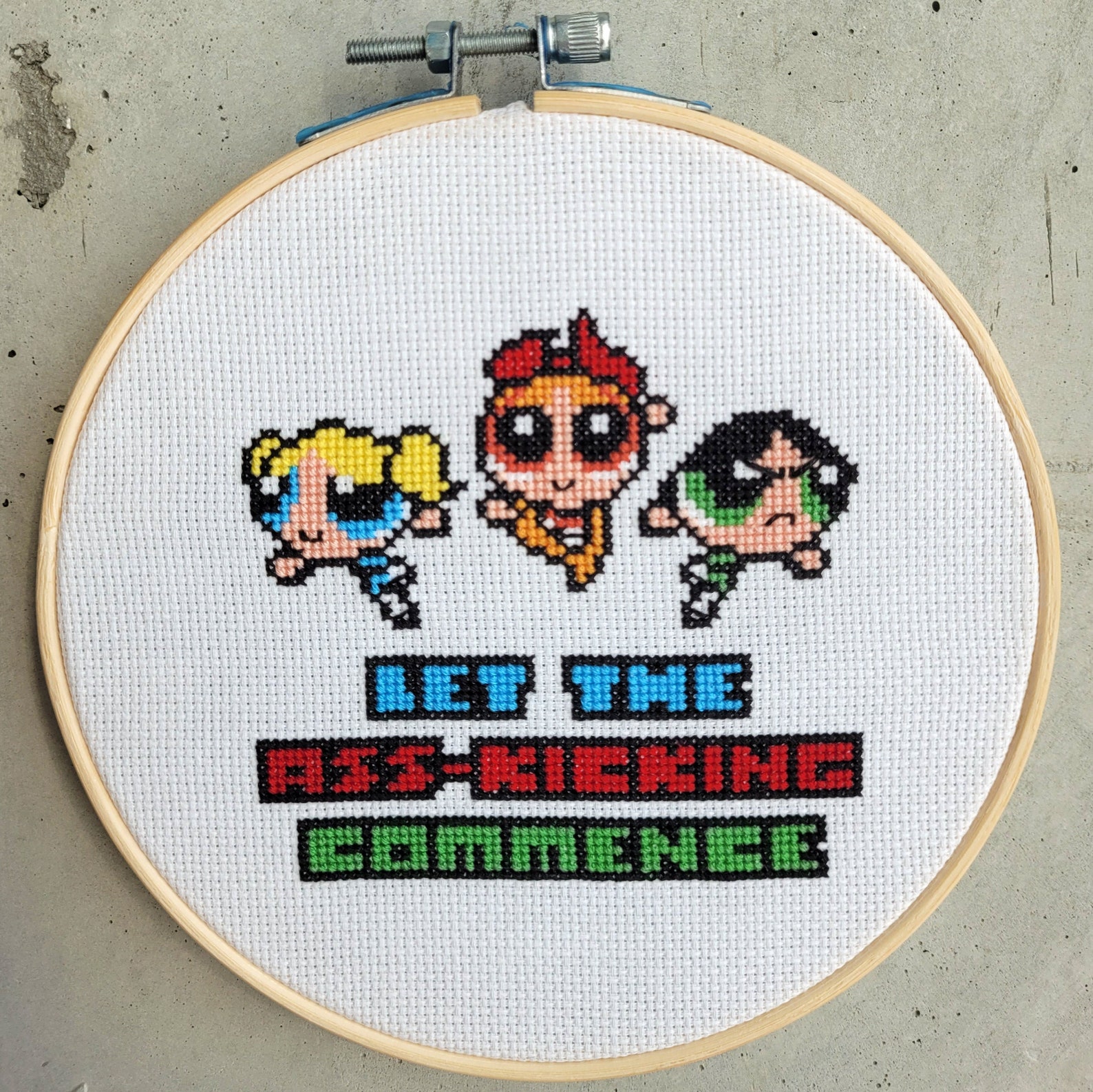 Powerpuff Girls Cross Stitch Pattern, Instant PDF Download, Full Color ...