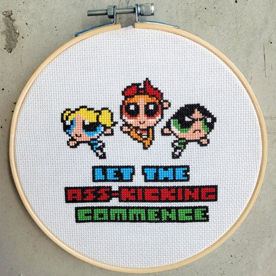 Powerpuff Girls Cross Stitch Pattern Instant PDF Download | Etsy España