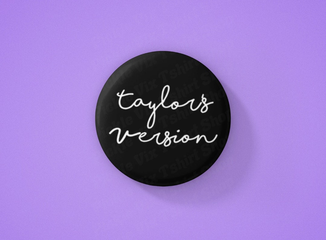 Taylor's Version Taylor Swift Inspired Badge. for Fans - Etsy