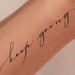 Custom Script Tattoo Design Calligraphy Script Forearm Name Tattoo ...