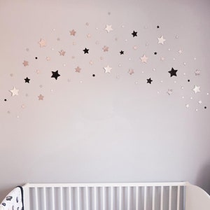 Star Wall Art DIY Template Nursery Decor Paper Star Digital Kit Nursery ...