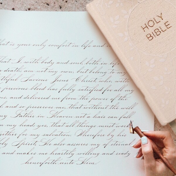 Bible Calligraphy - Etsy
