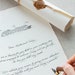 Custom Calligraphy Scroll With Wax Seal Handwritten Love Letter ...