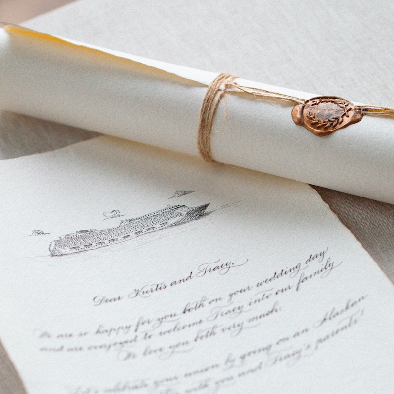 Scroll Invitations - Etsy