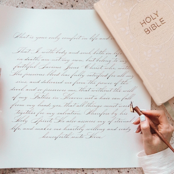 Calligraphy Bible Verses - Etsy