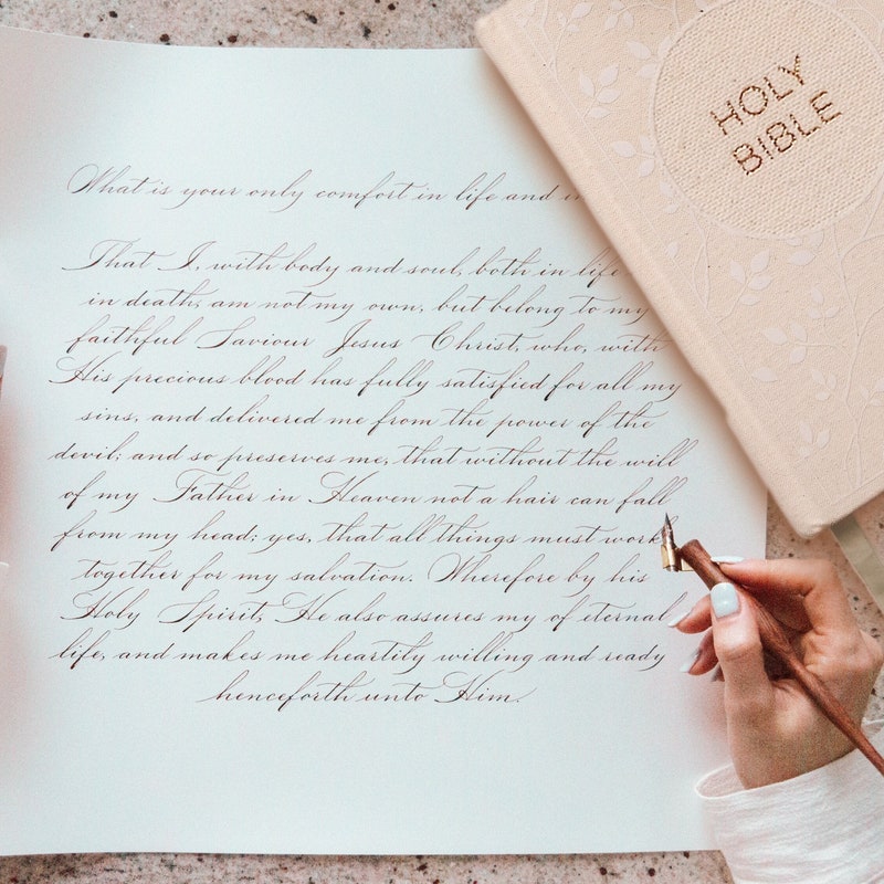 Calligraphy Bible Verses - Etsy