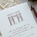 Custom Calligraphy Print Architect Gift Letter Handwritten - Etsy