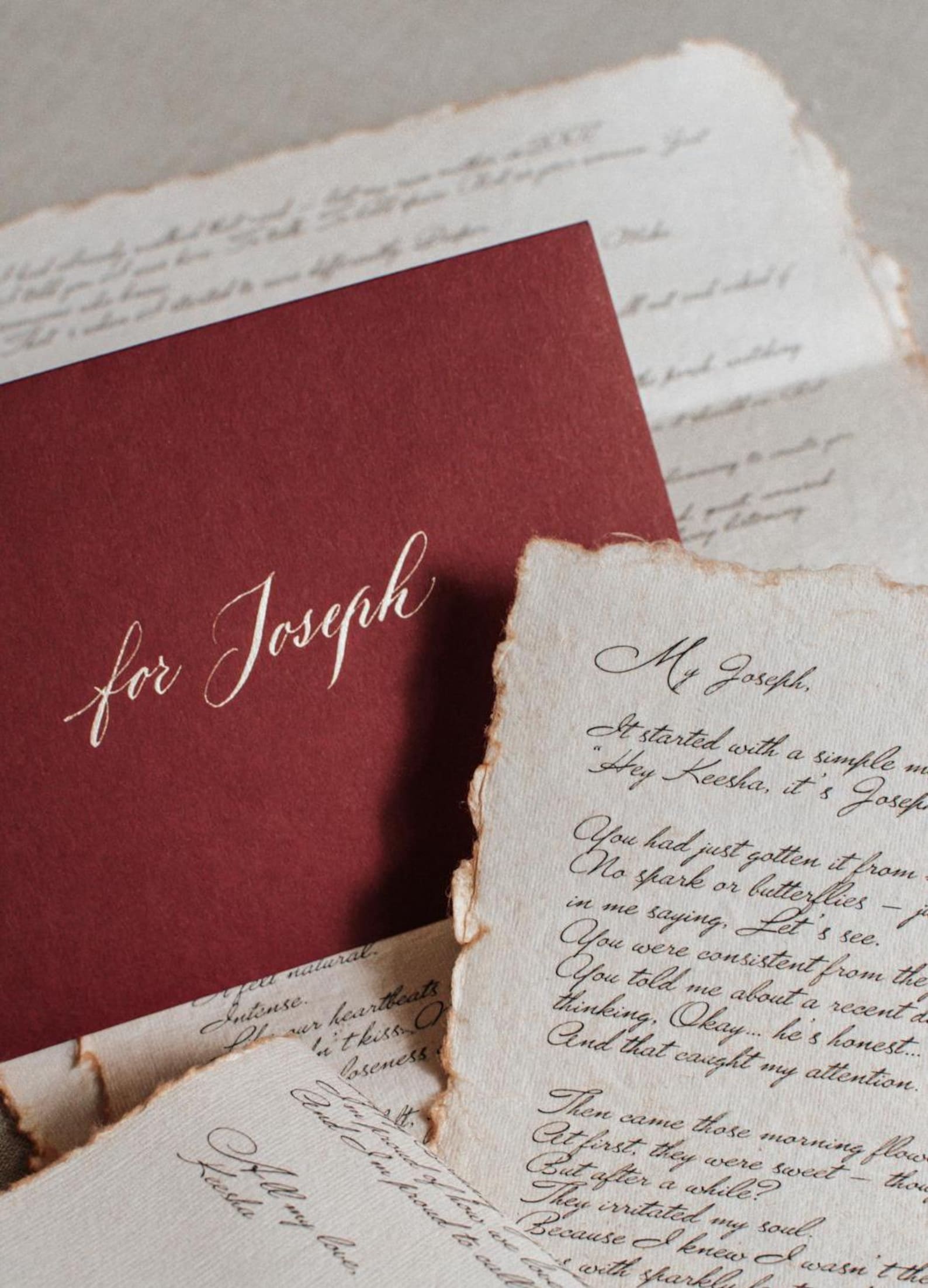 Valentines Love Letter Wax Sealed Scroll Letter Personalized Letter ...