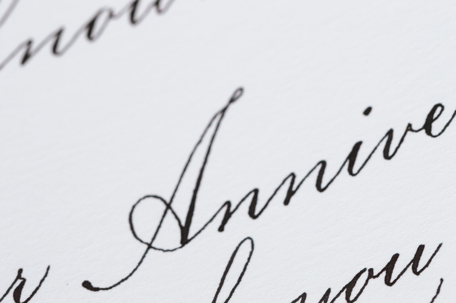 Calligraphy Custom Calligraphy Service Handwritten Letter - Etsy Canada