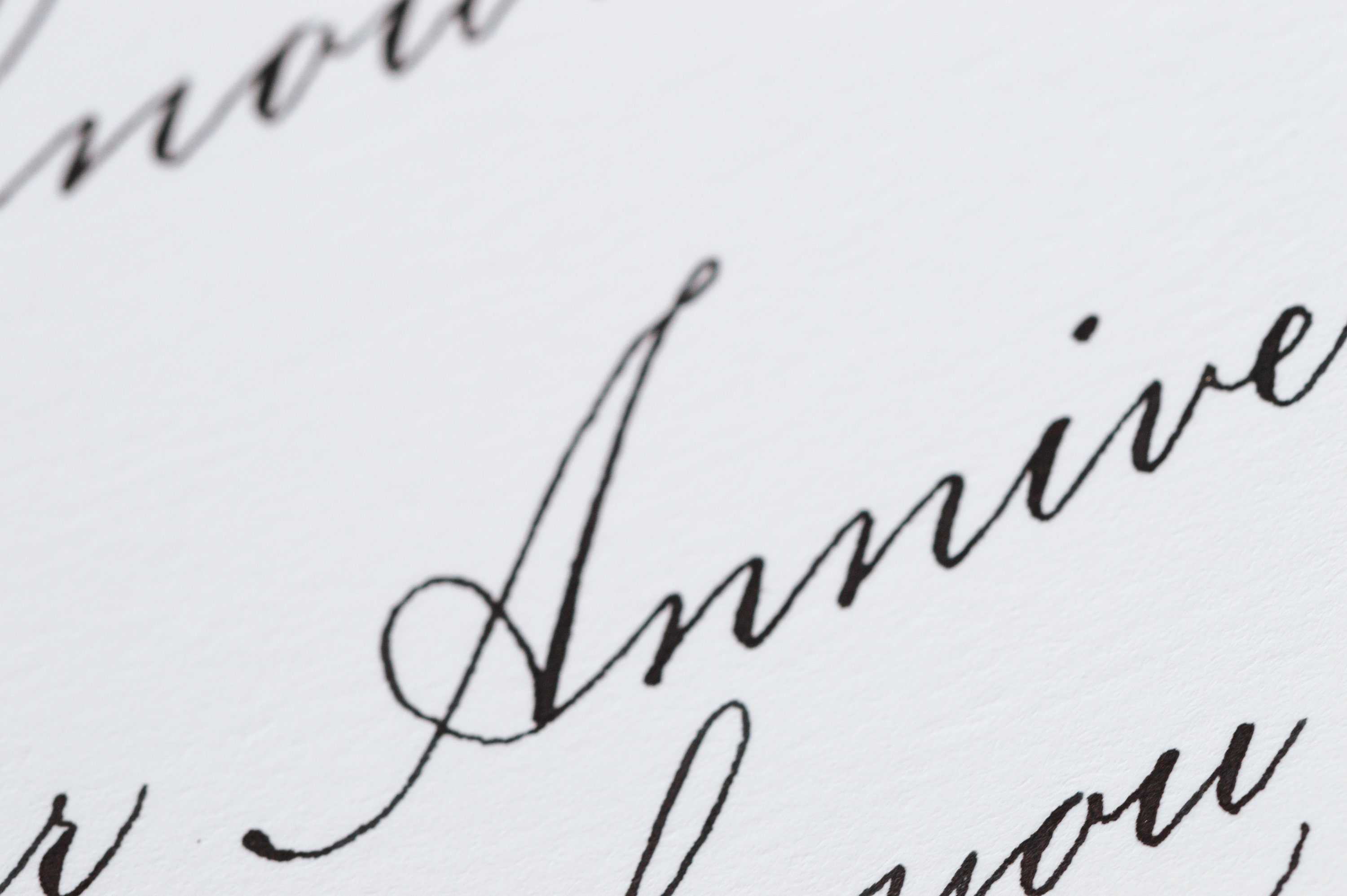 Calligraphy Custom Calligraphy Service Handwritten Letter - Etsy Canada