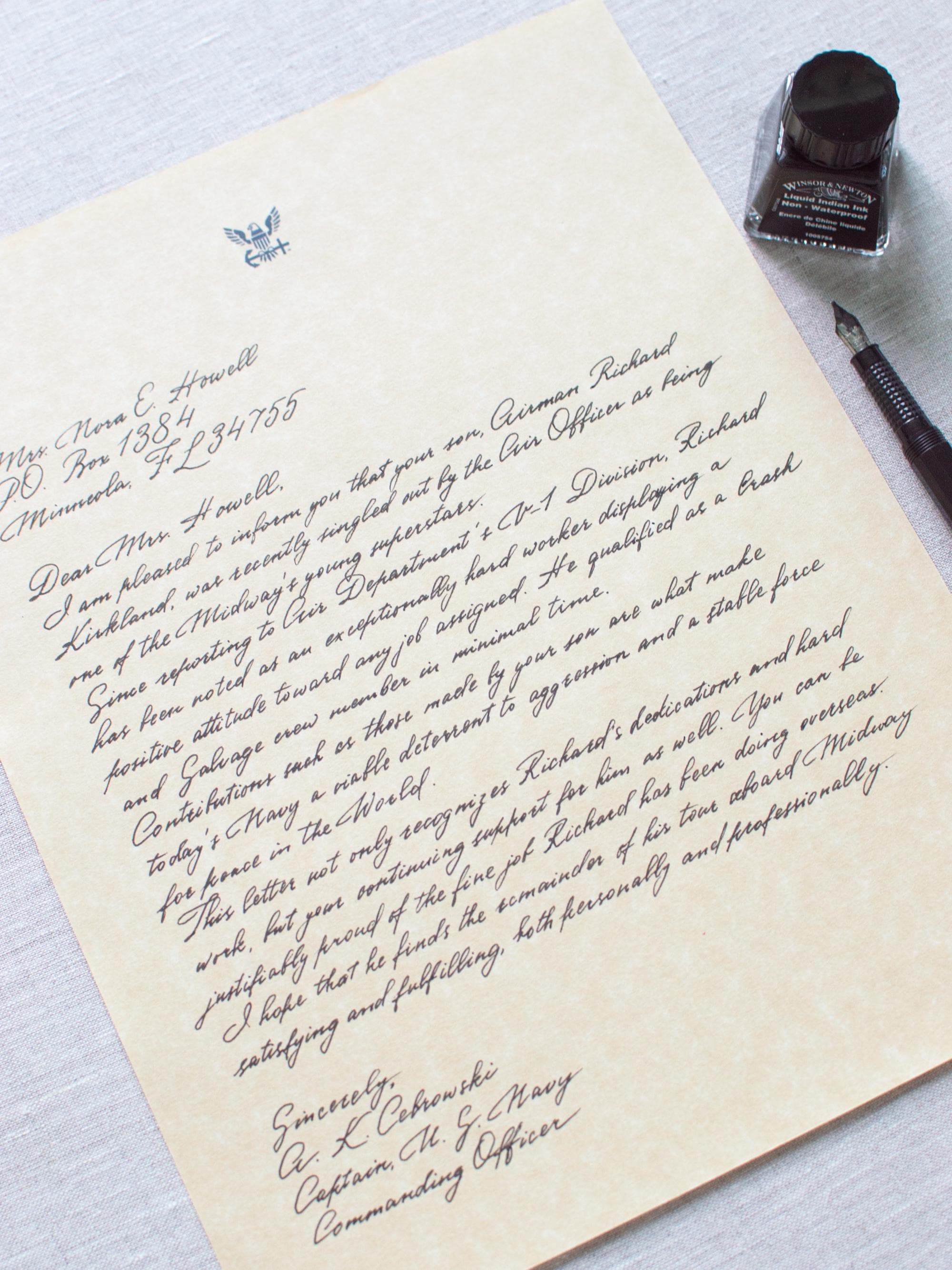 Handwritten Letter Calligraphy Letter Writing Service Wedding Love ...