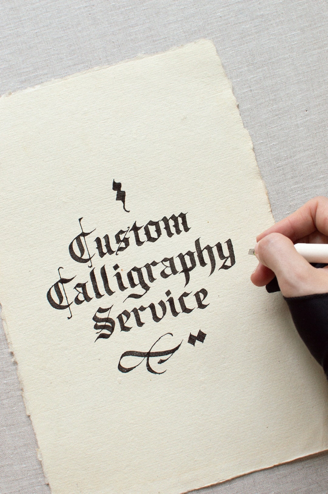Custom Calligraphy Commission Fraktur Calligraphy Medieval Manuscript ...