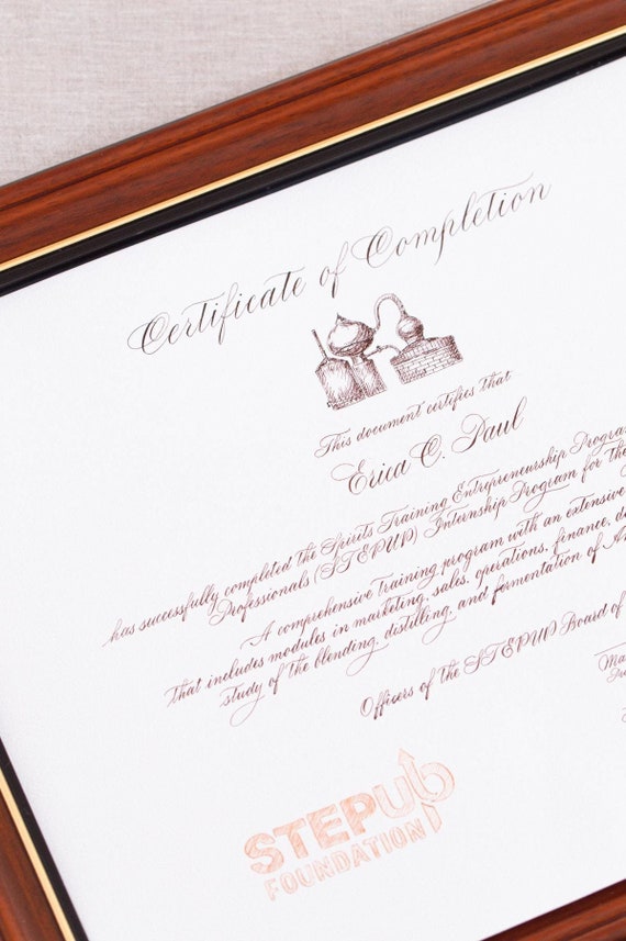 Handwritten Calligraphy For Certificates My Calligraphy Blog: